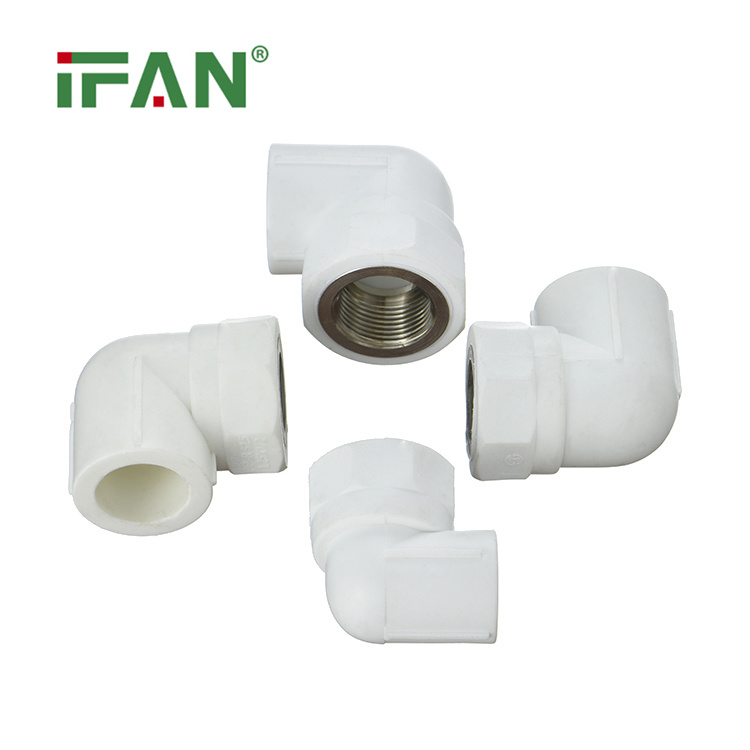 White PPR Female Elbow Fittings - Manufacturer Wholesale Pipe Fittings ...