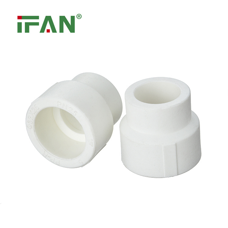 Whtie PPR reduce socket - Manufacturer Wholesale Pipe Fittings Business