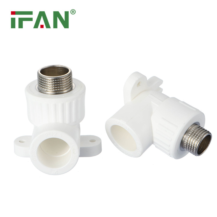Coude mâle PPR blanc avec siège - Fabricant et grossiste de raccords de ...