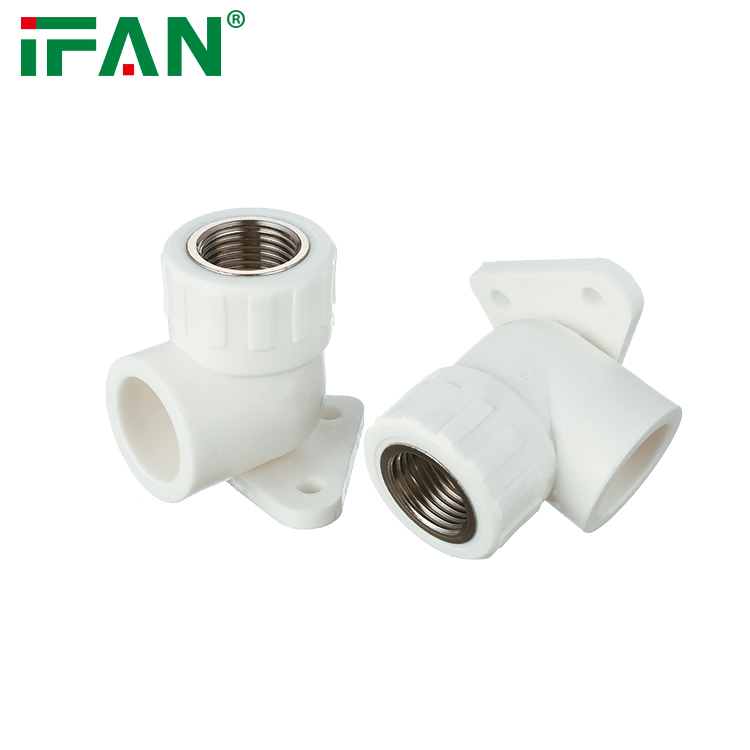 White PPR Female Elbow with seat - Manufacturer Wholesale Pipe Fittings ...