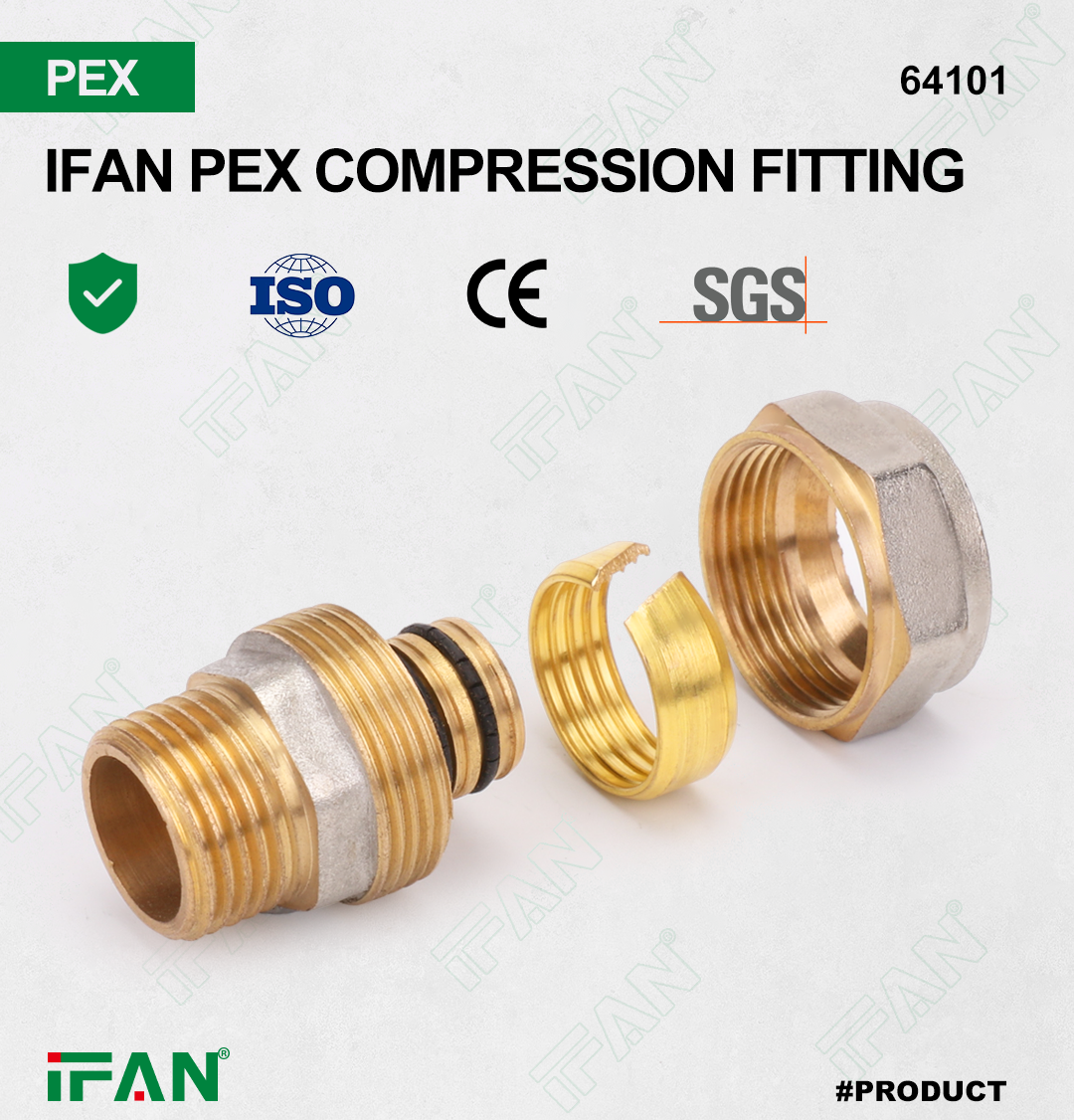 IFAN PEX COMPRESSION FITTING