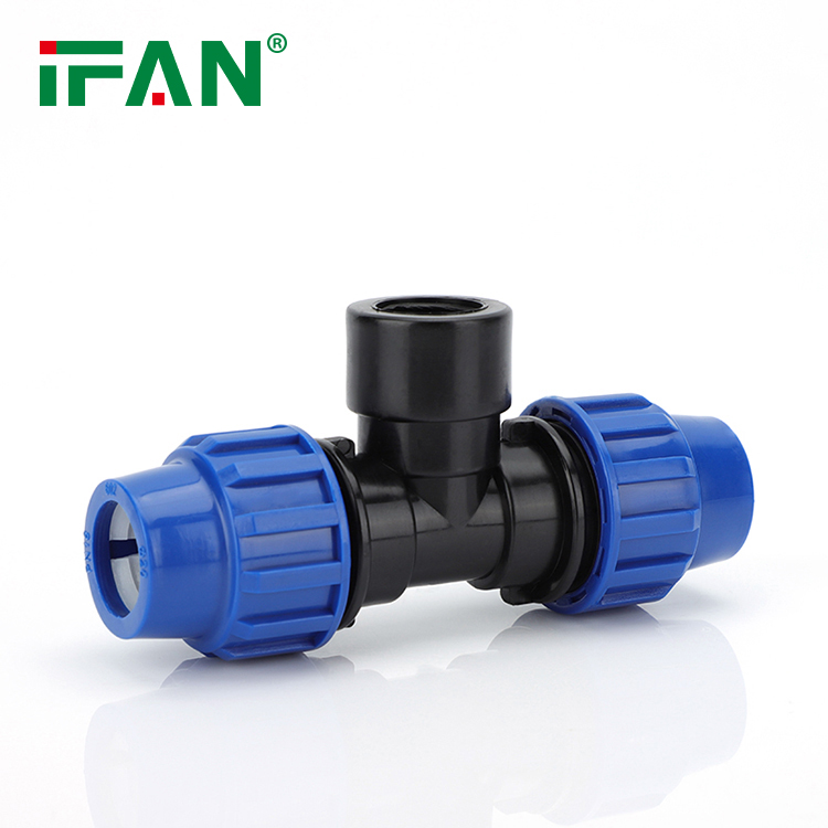 PP Compression Fitting Female Tee