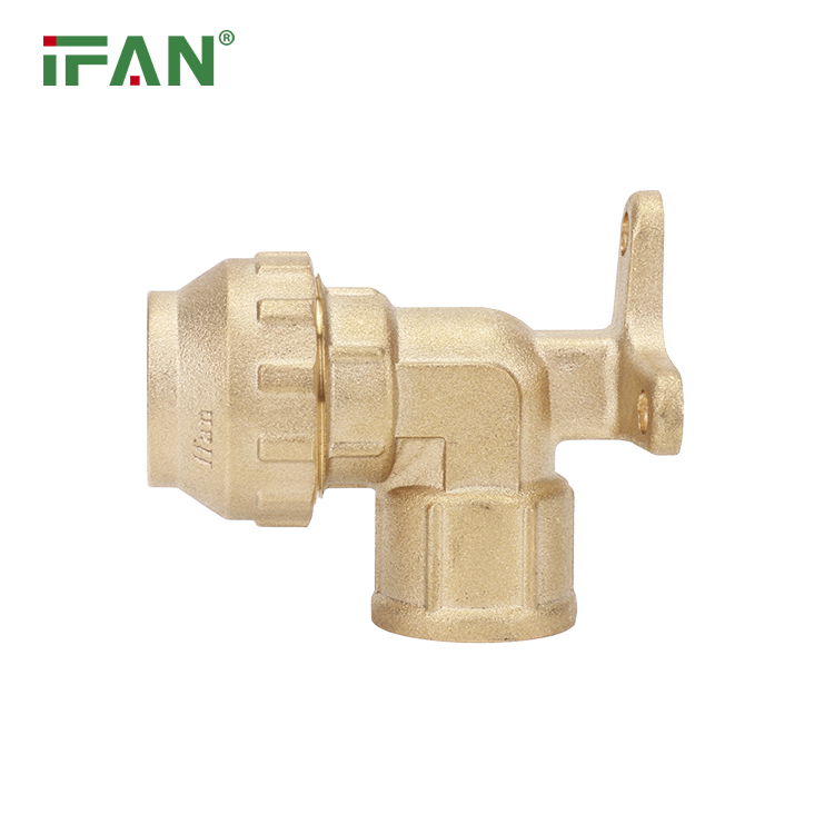 Brass PE Seated Elbow