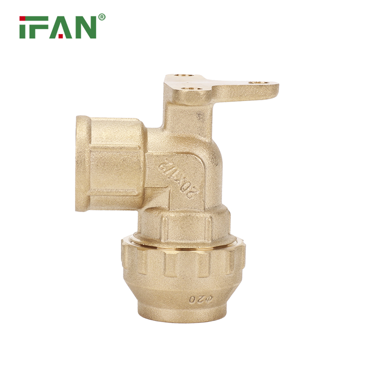 Brass PE Seated Elbow