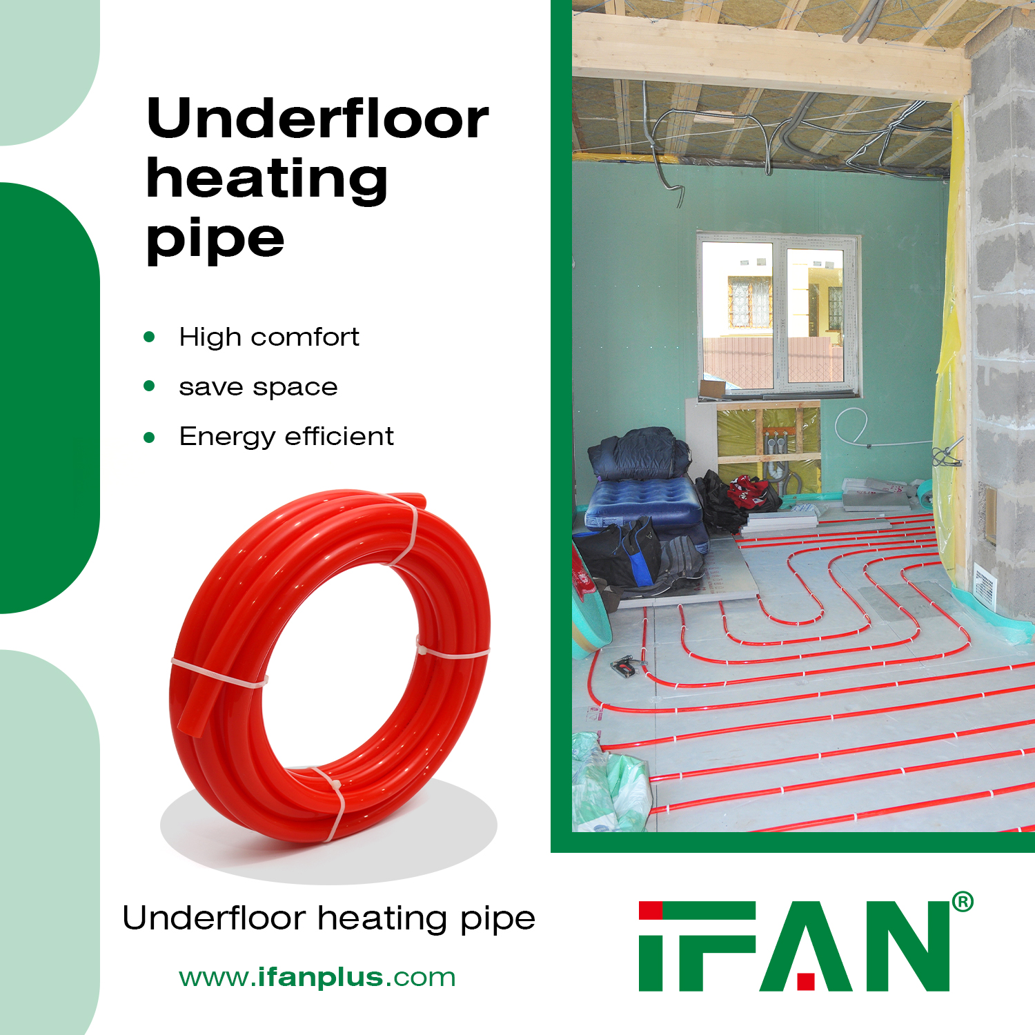 Pert Floor Heating Pipe