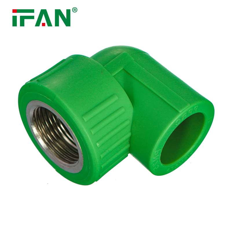PPR Plastic Brass Inter Female Elbow