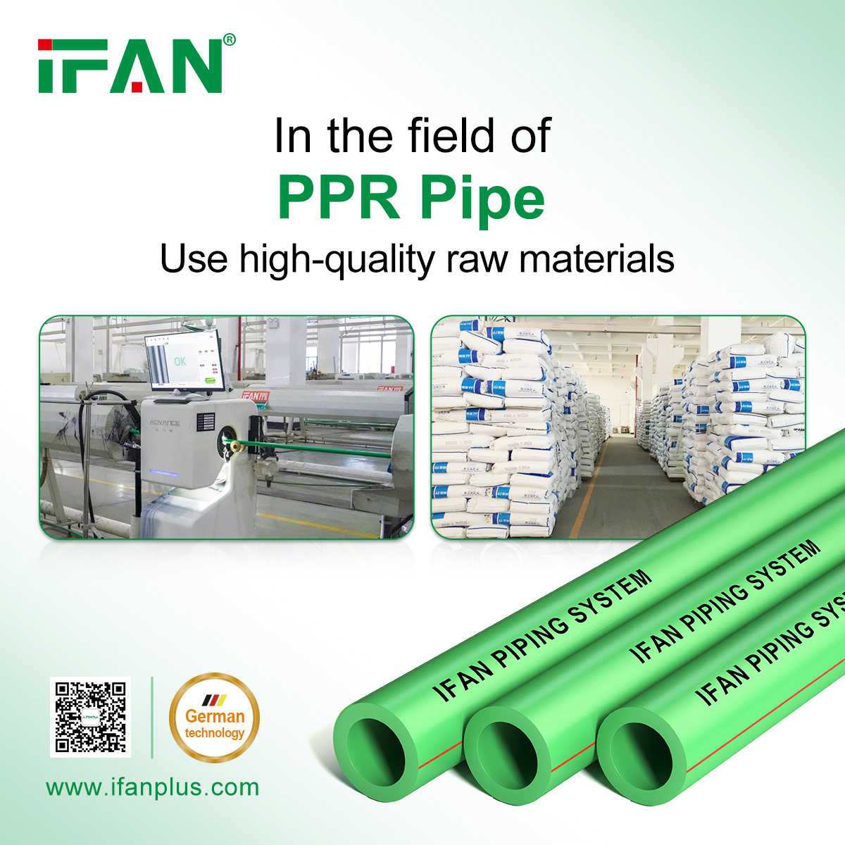 IFANPlus PPR Aluminum PPR Pipes