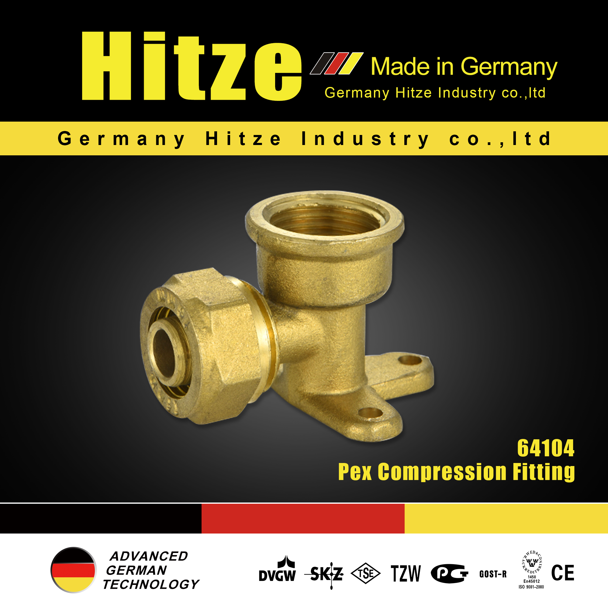 Hitze Pex Compression fitting - Manufacturer Wholesale Pipe Fittings ...