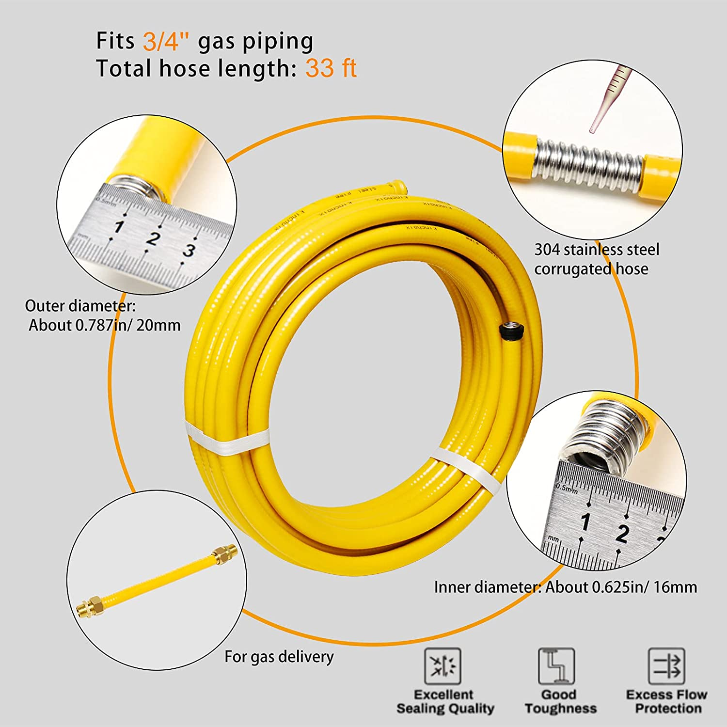 IFAN Gas Bellows Pipe